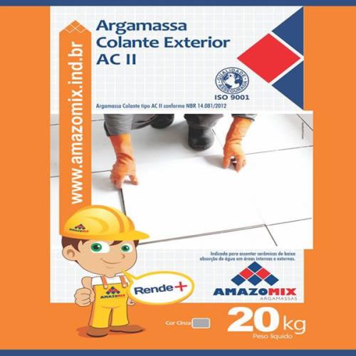 ARGAMASSA AC2 15KG AMAZOMIX - AMAZOMIX